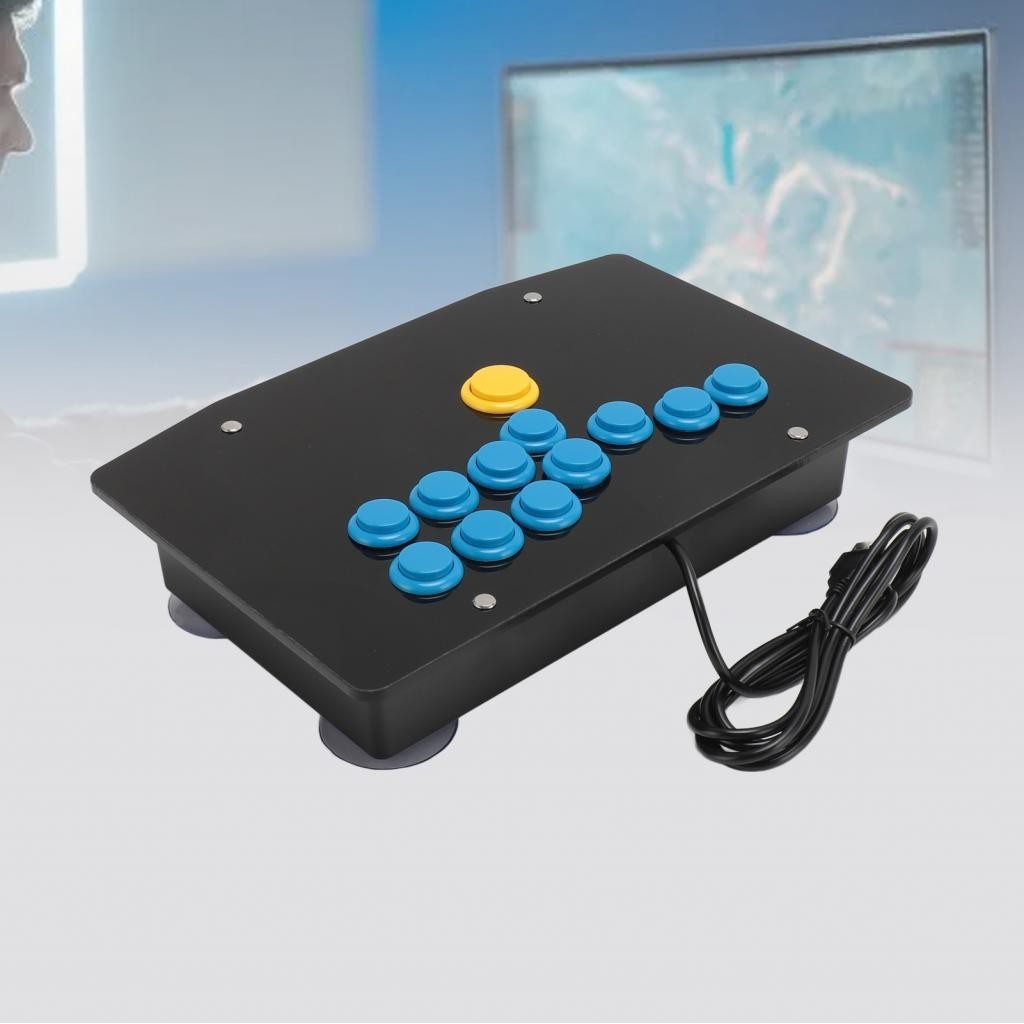 Alwaysonline Arcade Controller All Button Flatbox Layout Fight Stick ...