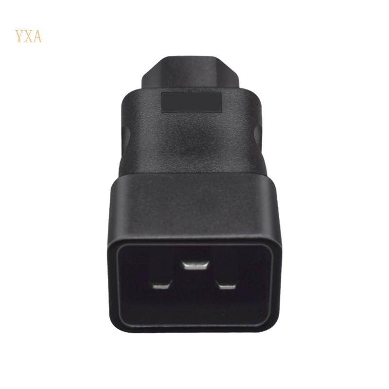 YXA IEC320 C20 16A 3Pin Male to Female Conversion Adapter IEC C20 to ...