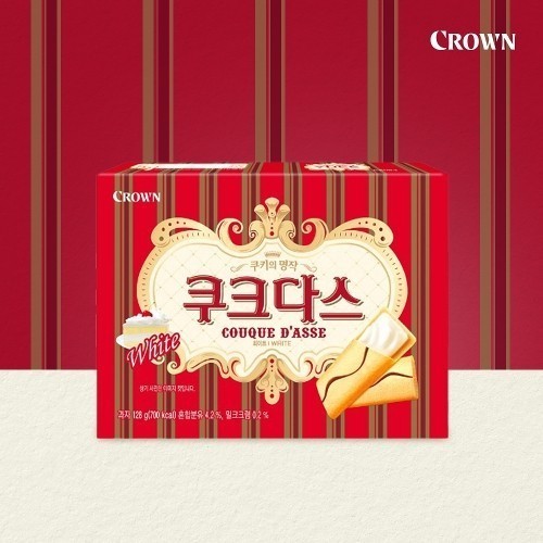 Crown Couque Dasse White Cream 128G | Shopee Malaysia