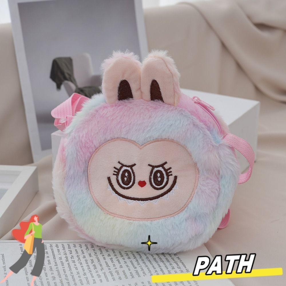 PA-HOME Labubu Plush Bag, Cartoon Colourful Shoulder Bag, Fashion Large ...