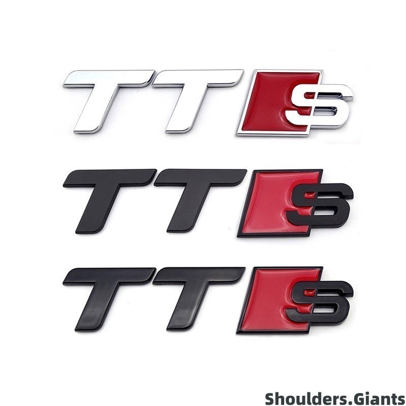 Audi refitting TTS car tail logo sticker TT sports car rear letter car ...