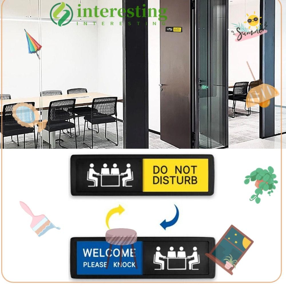 INTERESTING Office Door Sign, Acrylic Please Do Not Disturb Reminder ...
