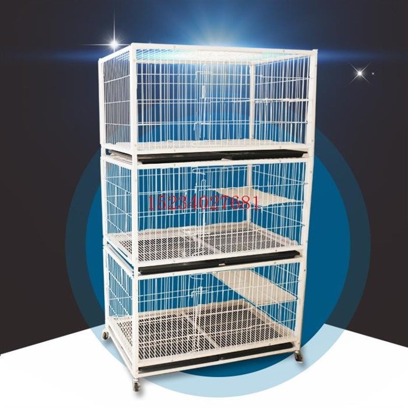 Yueda Cage Three-Layer Breeding Cage Oversized Cat Cage Pigeon Matching ...