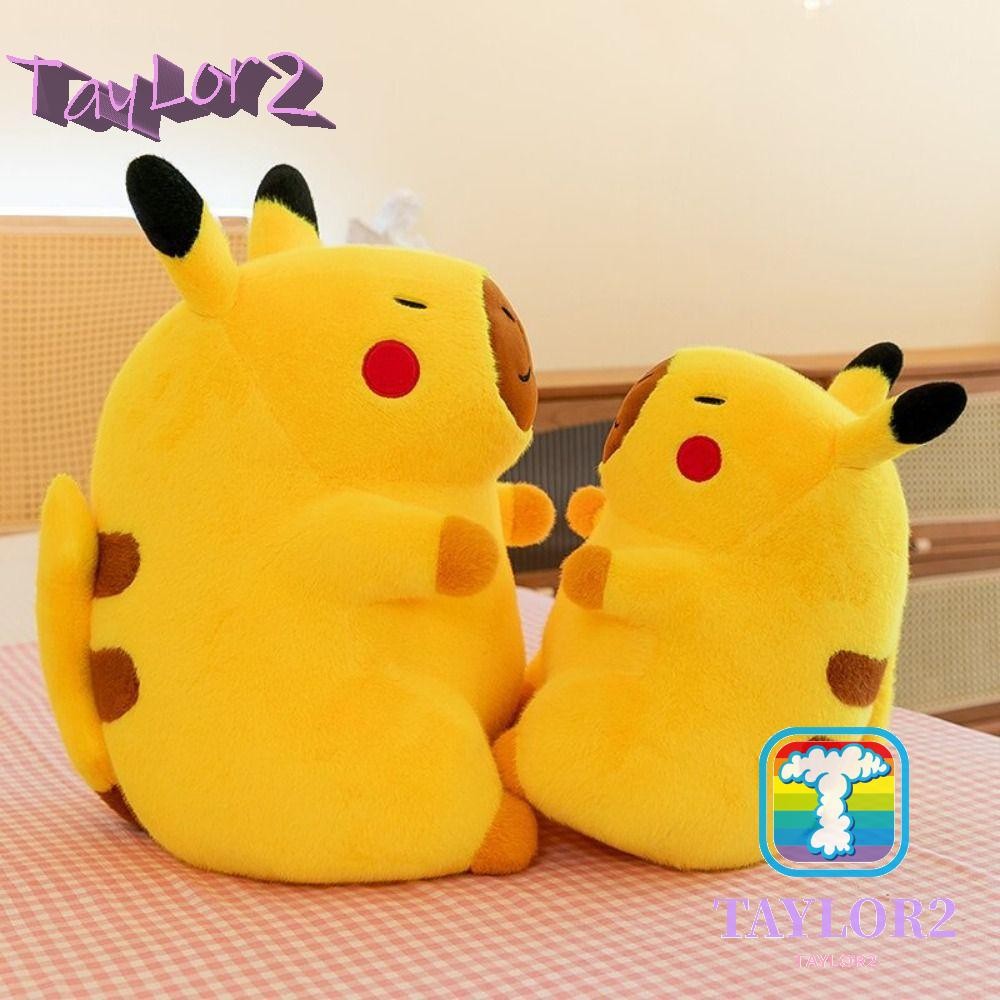 ATAYLOR Pikachu Capybara Stuffed Doll, Fluffy Simulation Capybara Plush ...