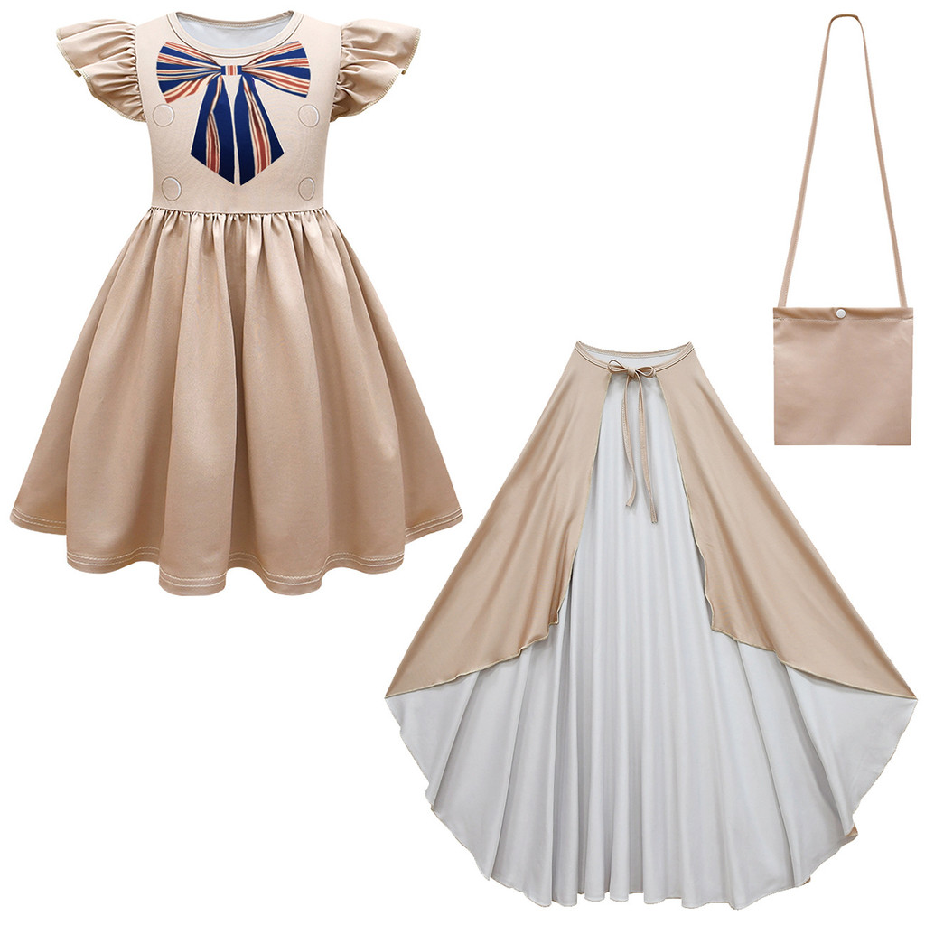 Megan Costume For Girl M3GAN Cosplay Dress School Uniform Girls Pajama ...