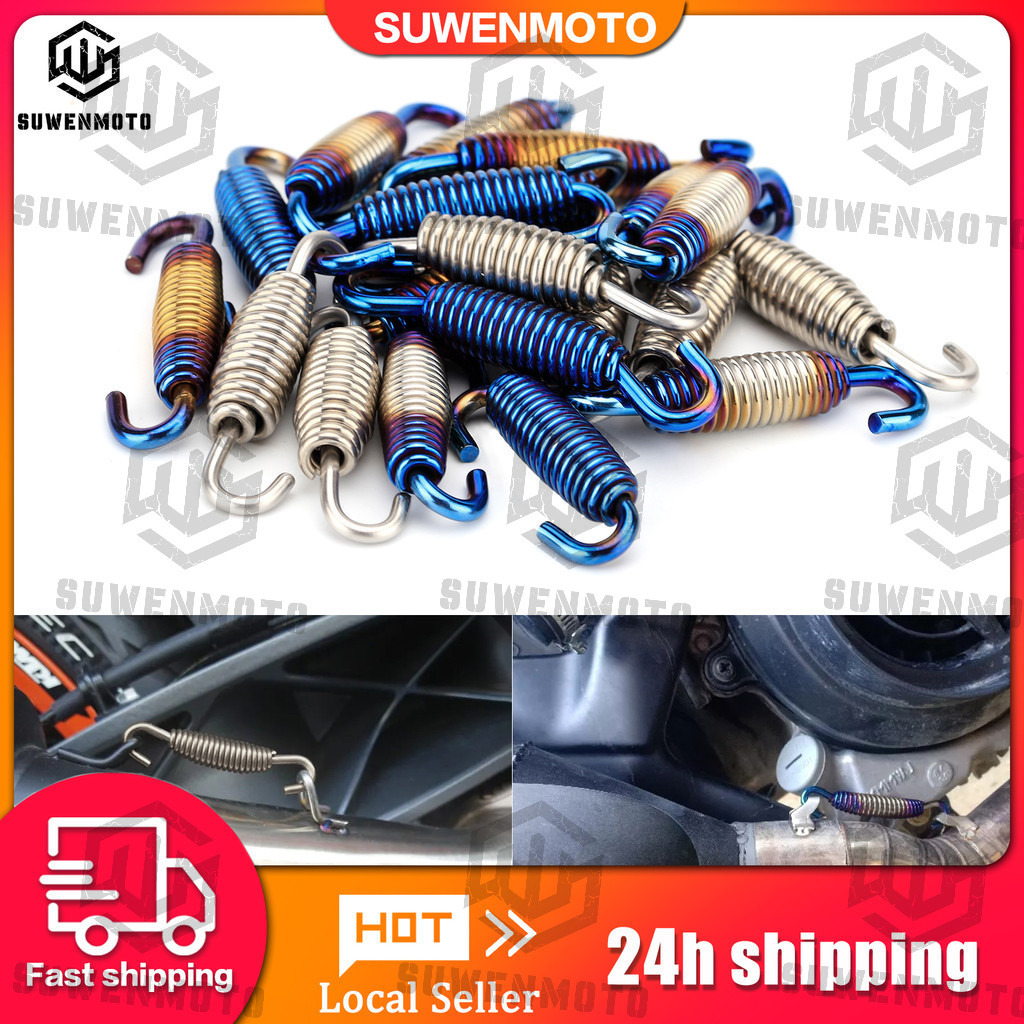 Motorcycle Exhaust Middle Pipes Springs Ties Connector Fully Rotatable ...