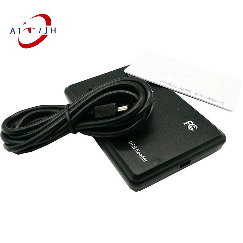 RFID Smart Card Reader with USB Port, 13.56MHz IC Card, Contactless ...