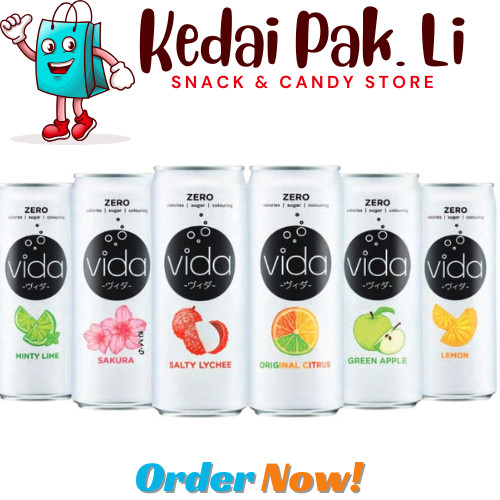 [KPL] Vida Zero Sugar Sparkling Flavoured Drink 325ml | Shopee Malaysia