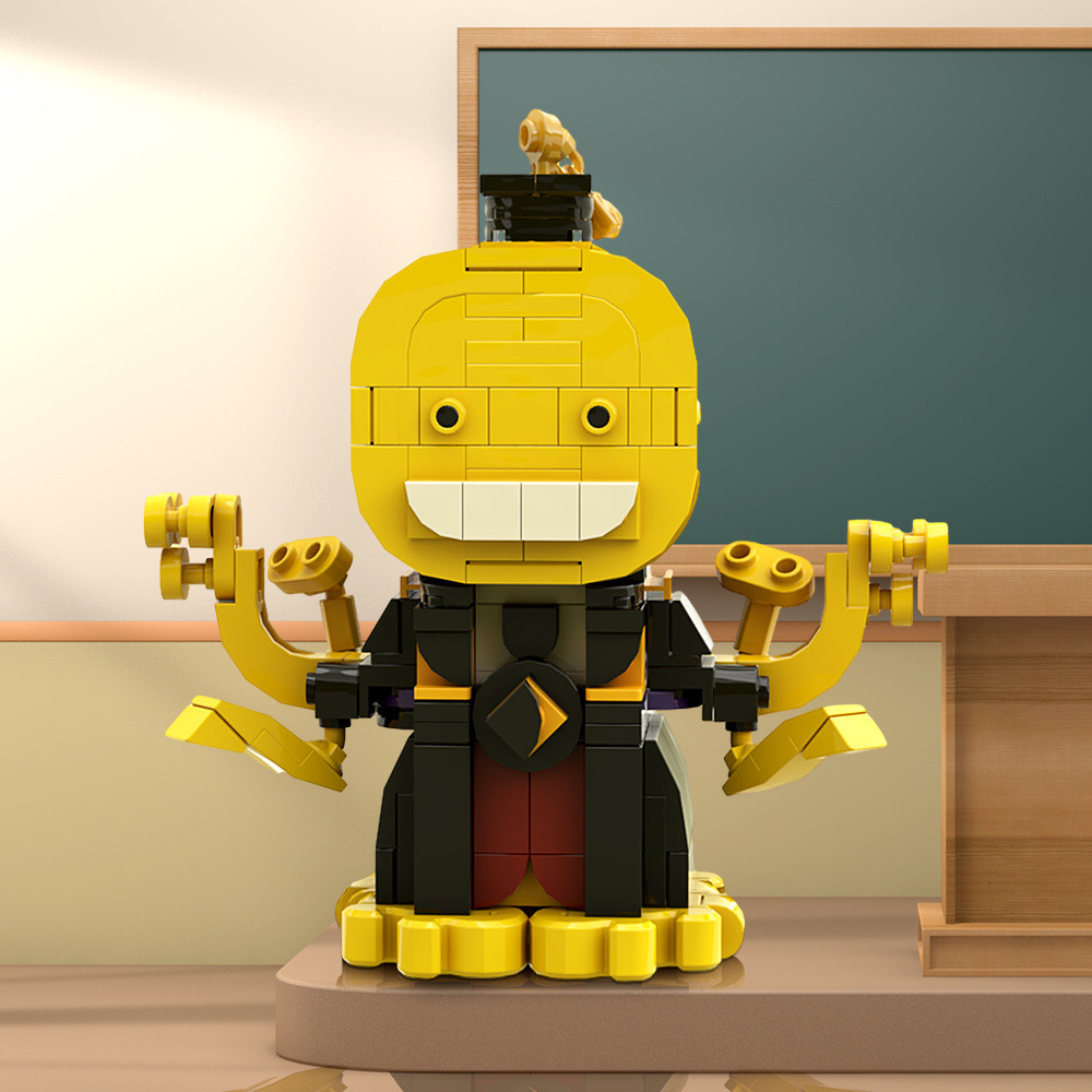 Assassination Classroom Korosensei Korosensei Building Blocks Figure ...