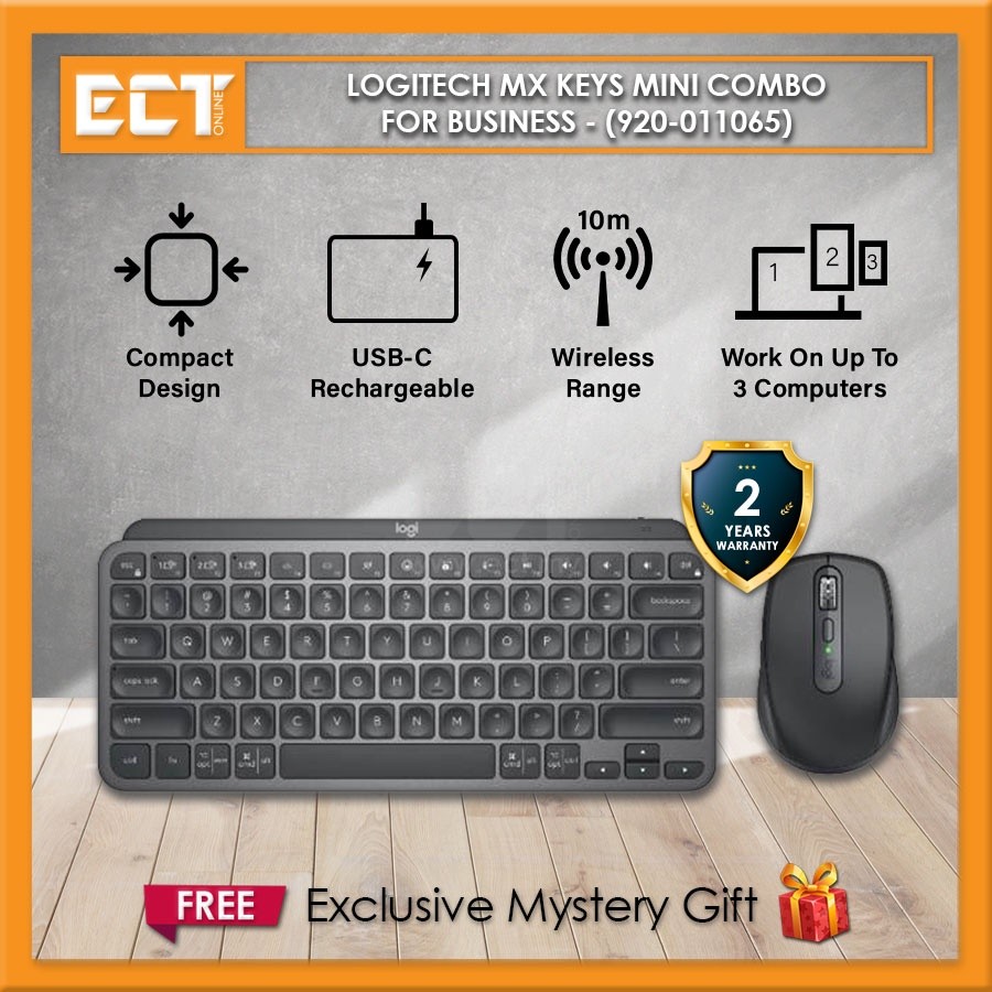 Logitech MX Keys Mini Combo for Business - (920-011065) - MX Keys Mini ...