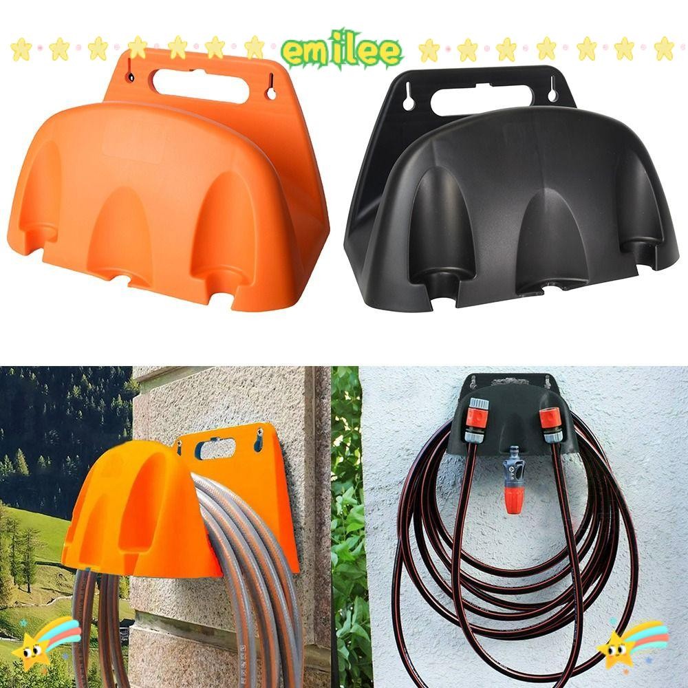 EMIL Wall-Mounted Water Pipe Rack, Garden Tool Storage Rack Pipe Holder ...
