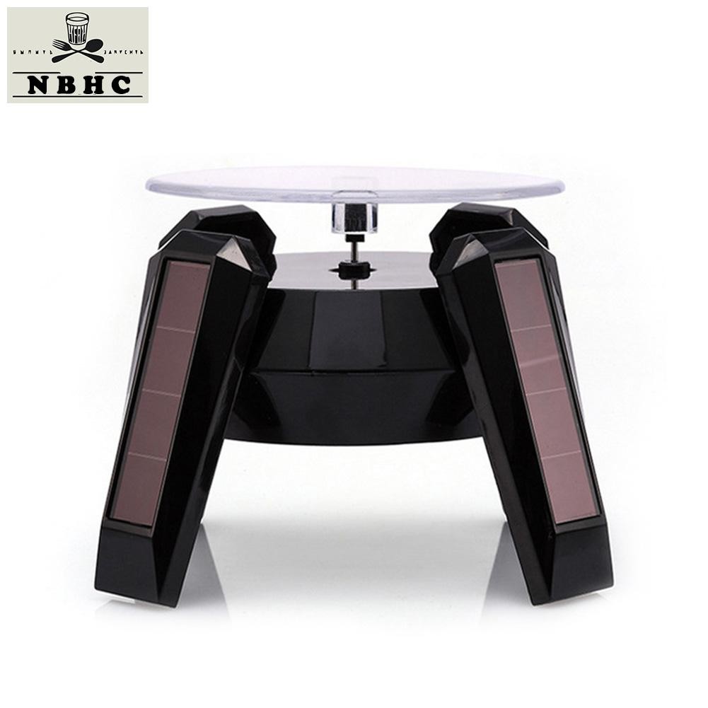 Solar Display Stand Rotating Turntable Solar Rotating Display with LED ...