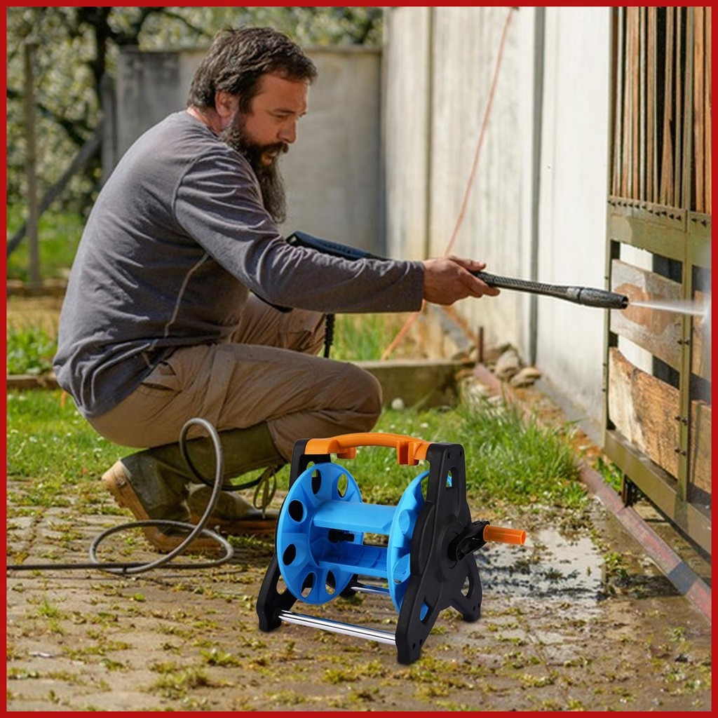 Garden Hose Reel Tube Management Winder Large Mobile Car Washing ...