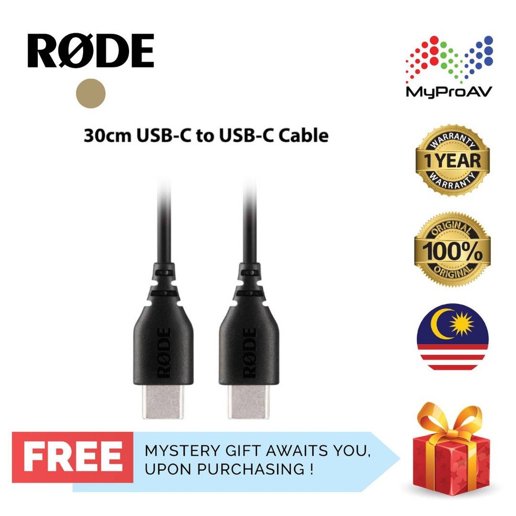 RODE SC22 30cm USB-C to USB-C Cable | Shopee Malaysia
