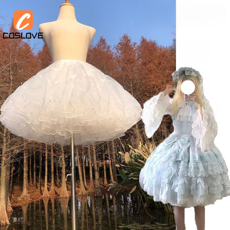 Lolita Skirt Support Short Skirt Support Cosplay Costume Props Lining ...