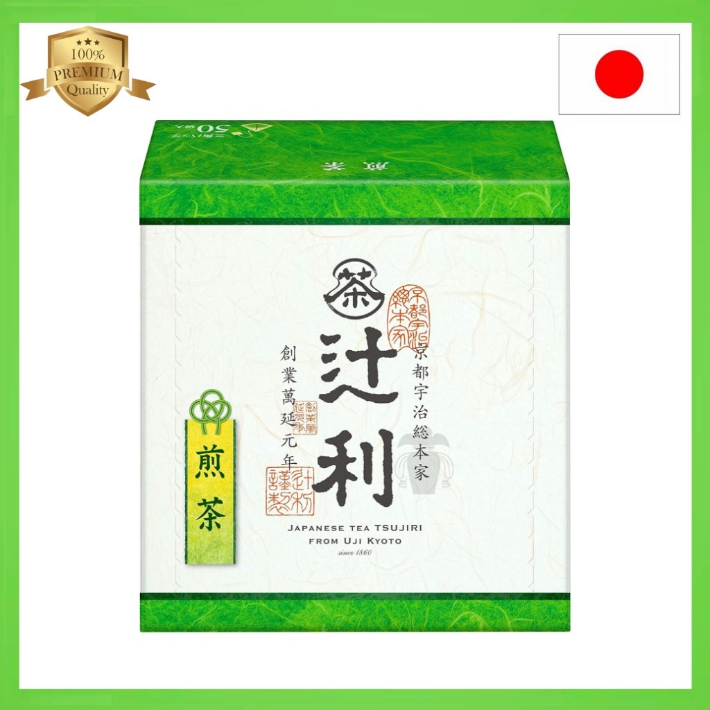 Tsujiri Sencha Triangular Tea Bag 50P 2g【Direct from Japan/green tea ...