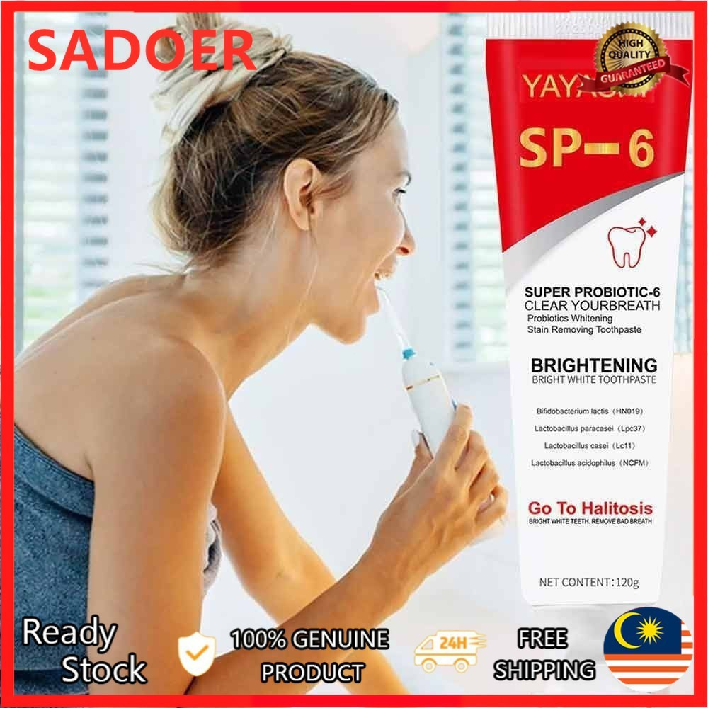 现货 】美白牙膏SP-6 Probiotics Bright White Toothpaste Whitening Teeth ...