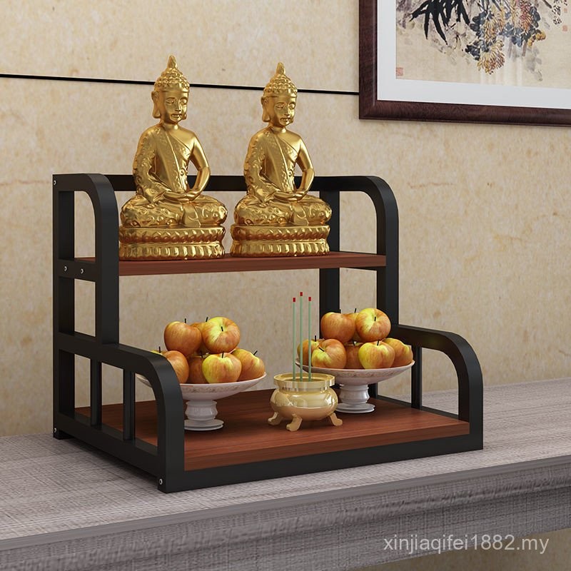 Hanging Shrine Wall Hanging Cabinet Shelf Household Buddhist Shrine ...