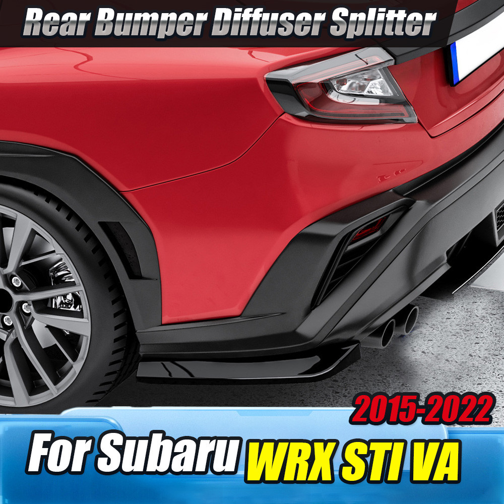 Car Rear Bumper Spoiler Corner Protector Canards Diffuser Splitter ...