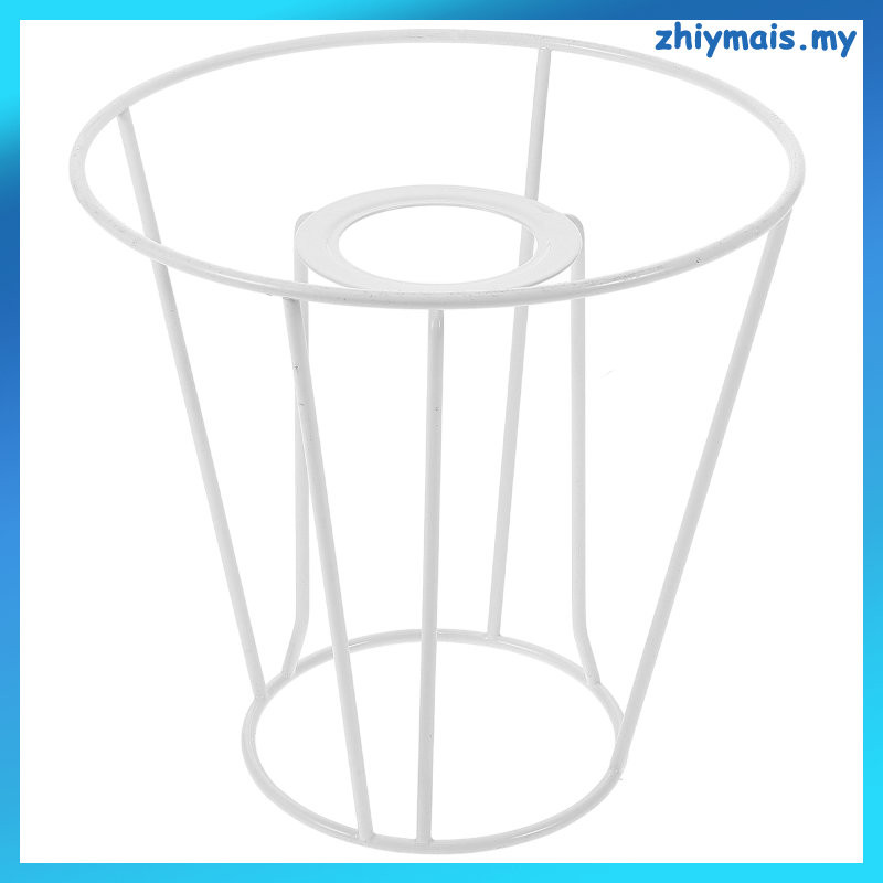 Metal Lamp Shade Frame Lampshade Lead Paper Stand Rings Lantern Table ...