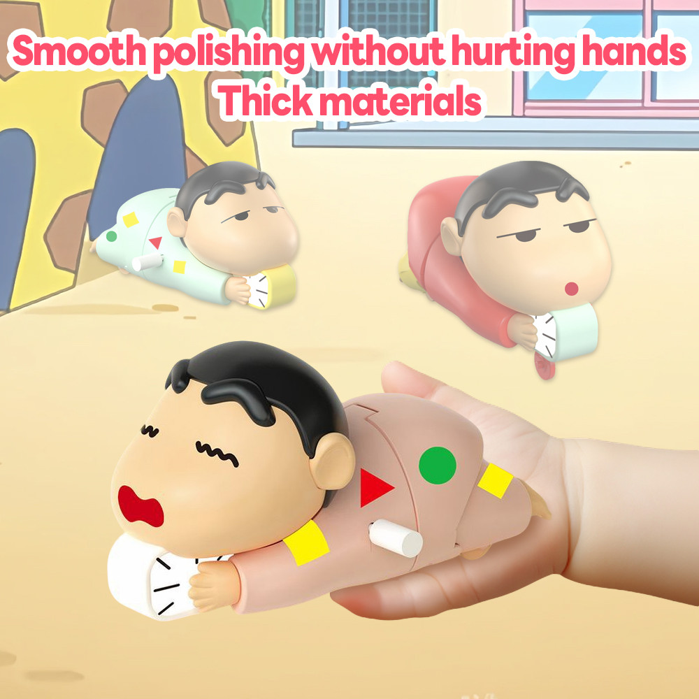 BEVAVAR Moving Toys Crayon Shin-Chan Dynamic New Life Don't Want To Get ...