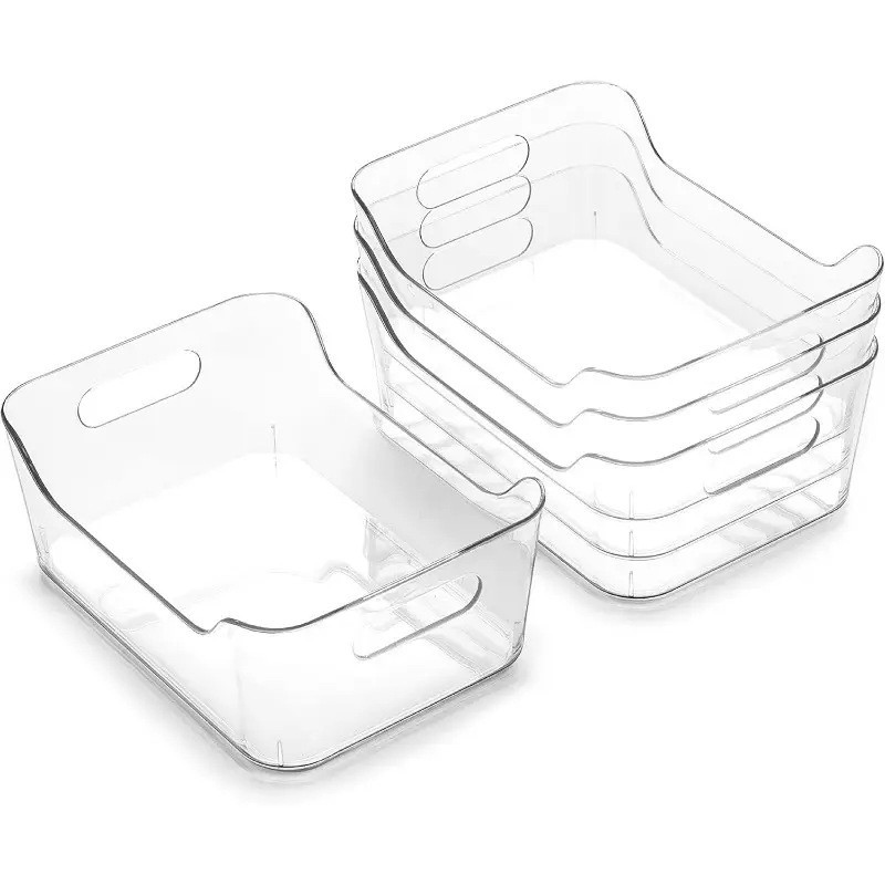 Kitchen Refrigerator Transparent Ingot Storage Box Vegetable Fruit ...