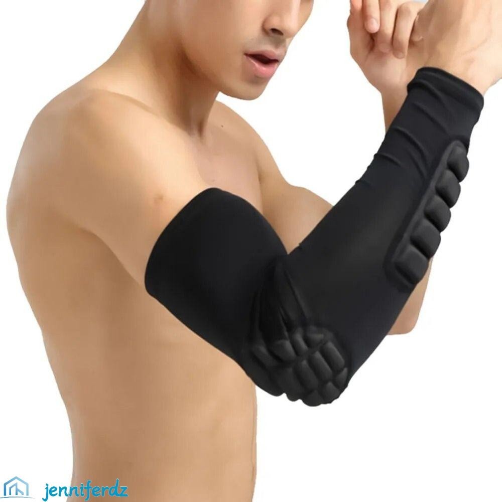 Jenniferdz Padded Elbow Forearm Sleeves Anti Slip Anti Collision Elbow