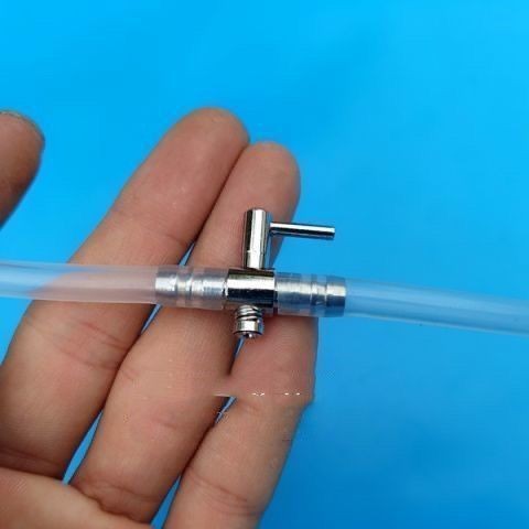 Stainless Steel Mini Straight-through Valve Three-way Valve 4mm Micro ...