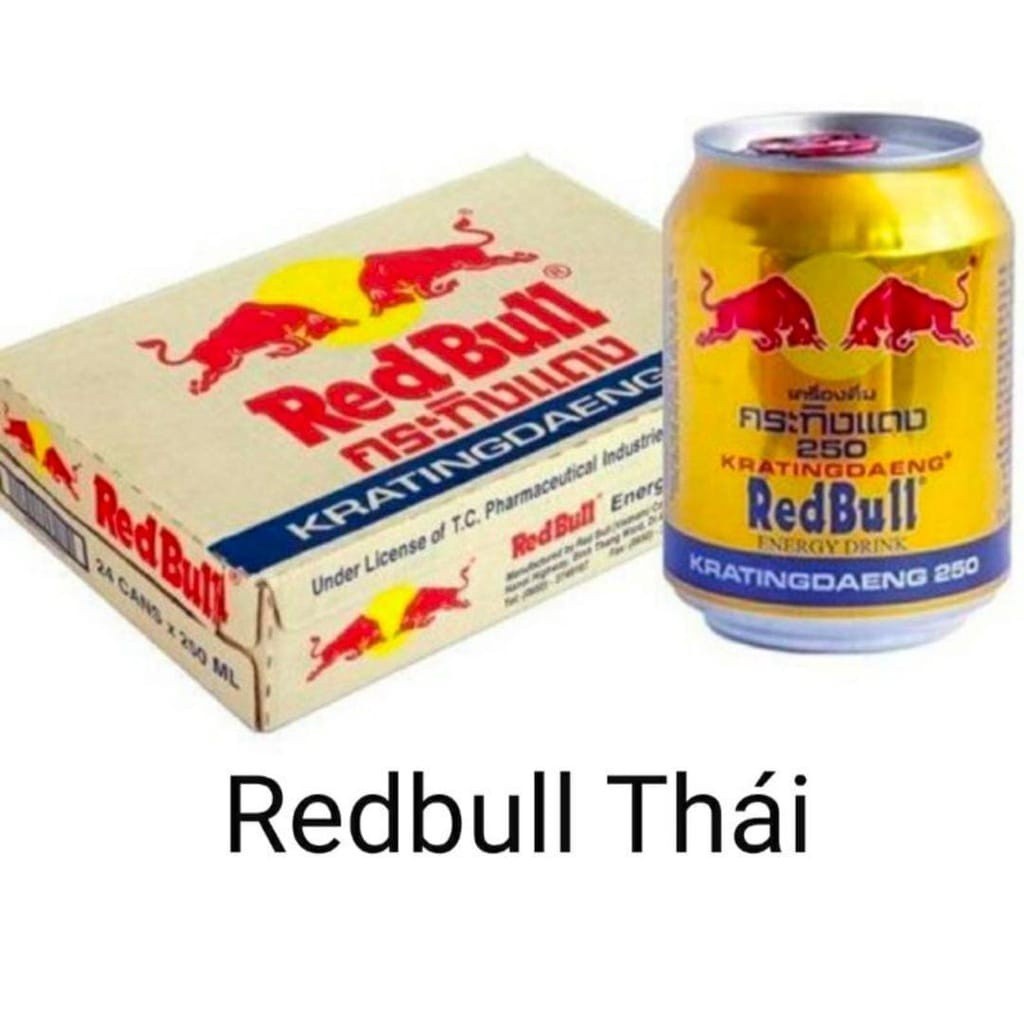 (HALAL) Thailand KRATINGDAENG RedBull (24 Cans x 250ml per Carton ...