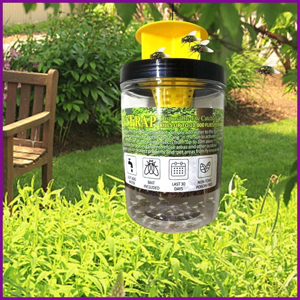 Outdoor Fly Fly Trap Multi-Function Fly Control Jar Gardening Fly ...