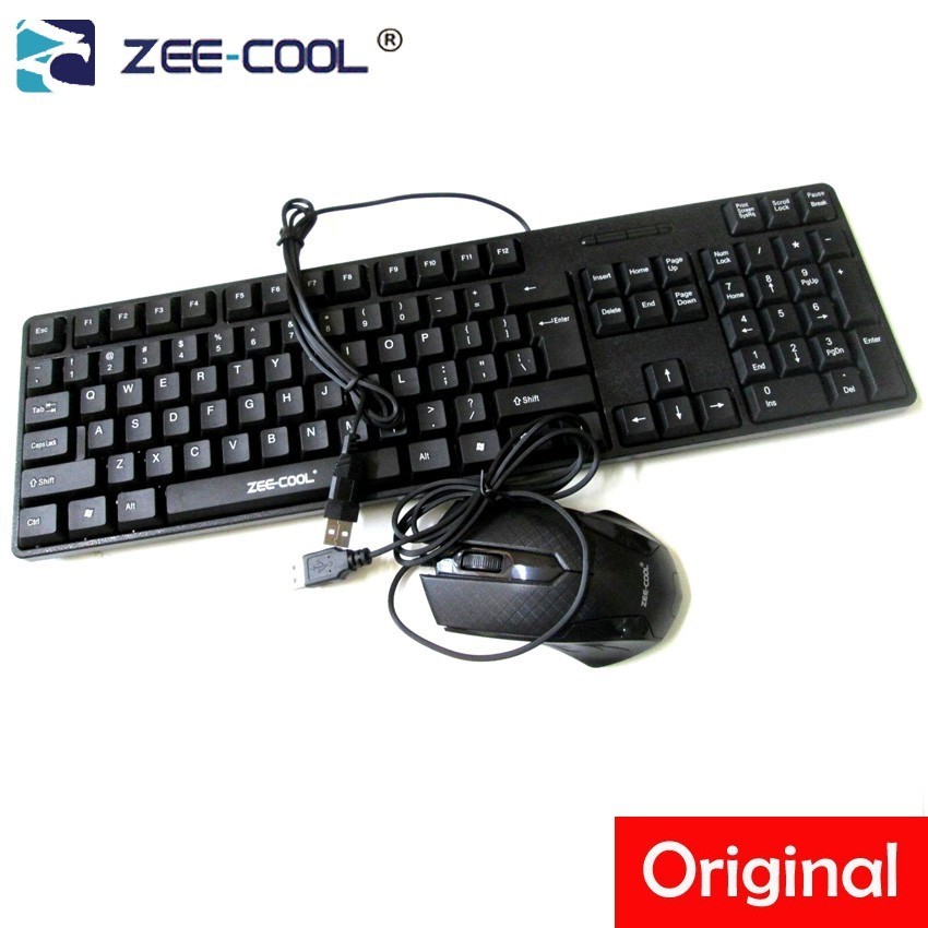 Official Zee-Cool Km2 Waterproof Office Keyboard & Mouse Combo Set ...