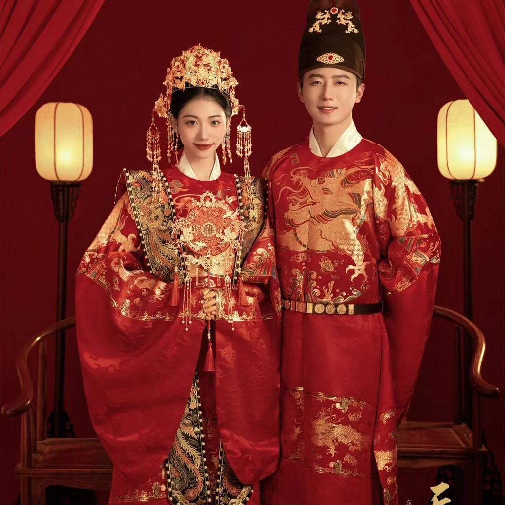 2023 Ming Made Hanfu Ancient Costume Chinese Wedding Dress Wedding ...