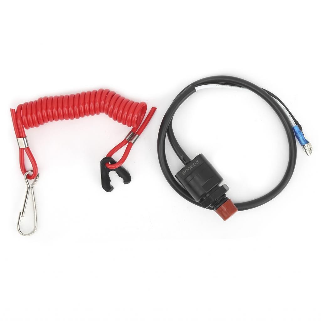 Titishop Outboard Safety Cord Emergency Stop Switch Tether 6E9-82575-09 ...