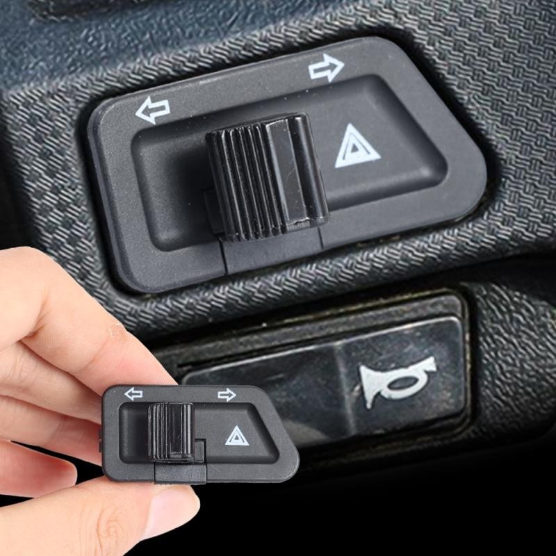 Motorcycle Turn Signal Switch Button - 3 Pin Warning Light Double ...