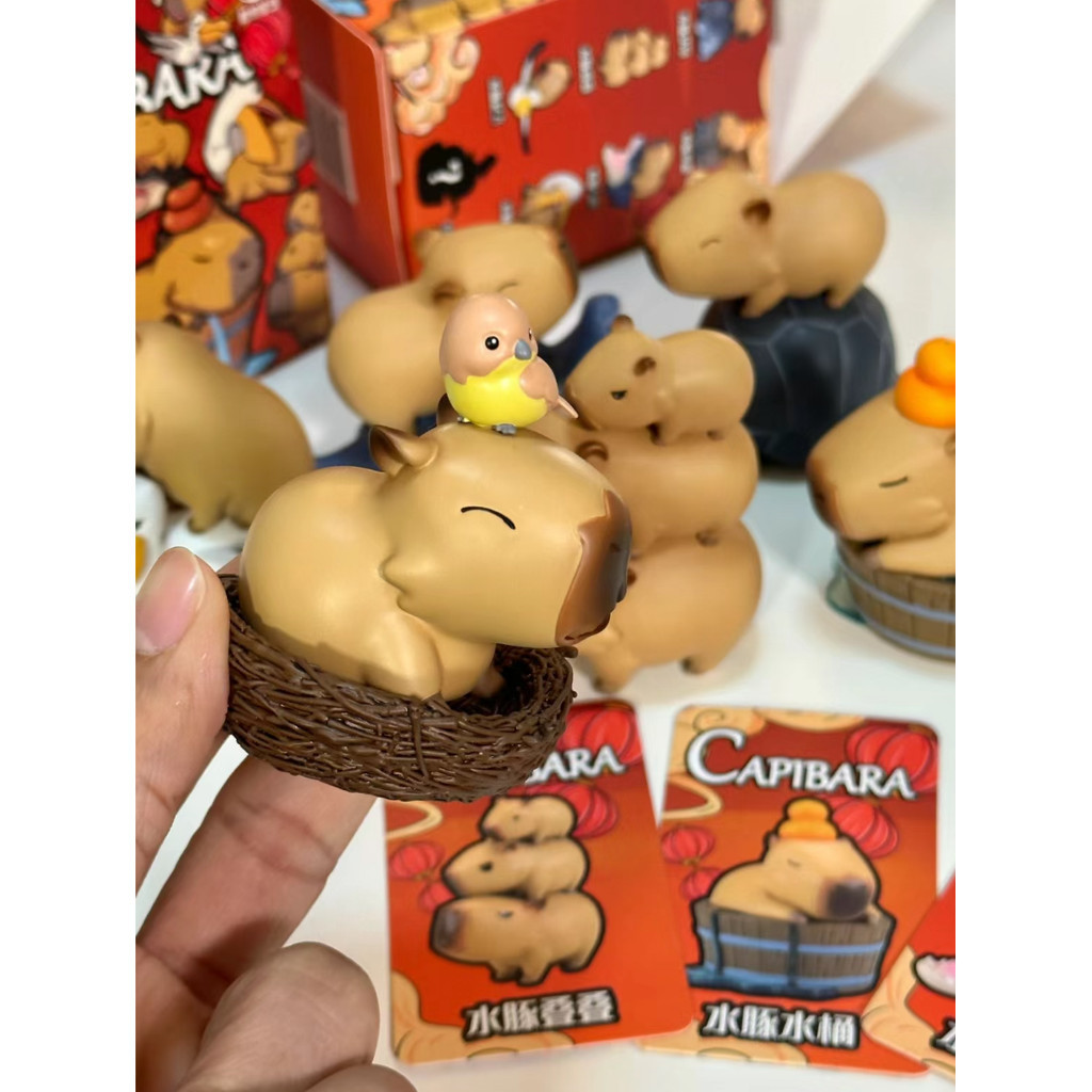 Genuine Animal Planet Kapibara Capybara Mystery Box Figure Desktop ...