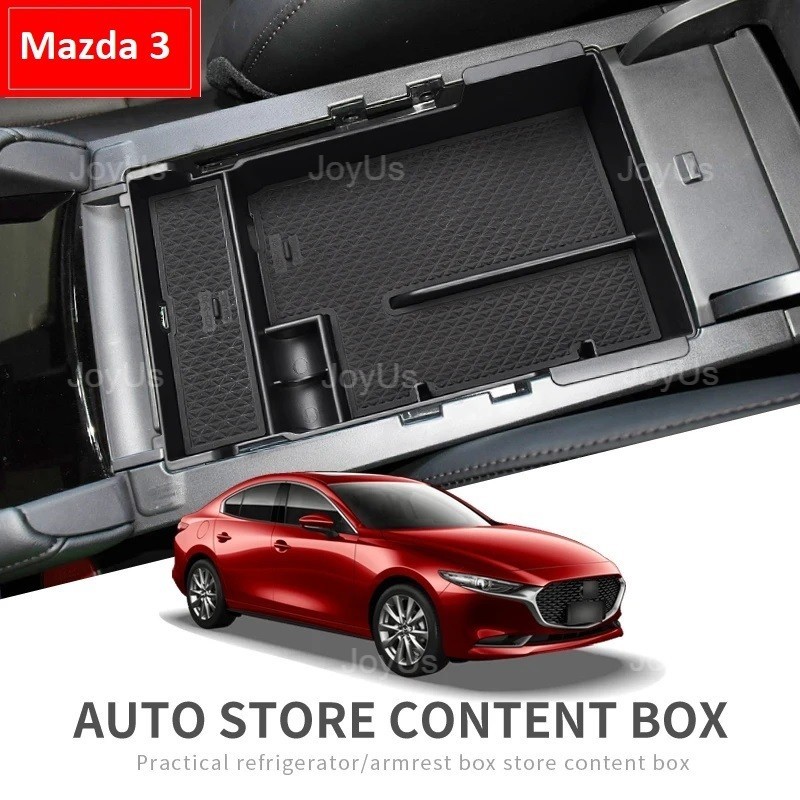 Mazda 3 Mazda 3 Hatchback (2020-2025) Armrest Storage Box Compartment ...