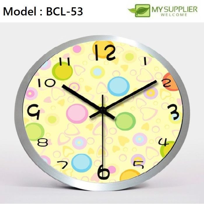 30CM Modern Design Wall Clock Circle And Heart Shape | Shopee Malaysia