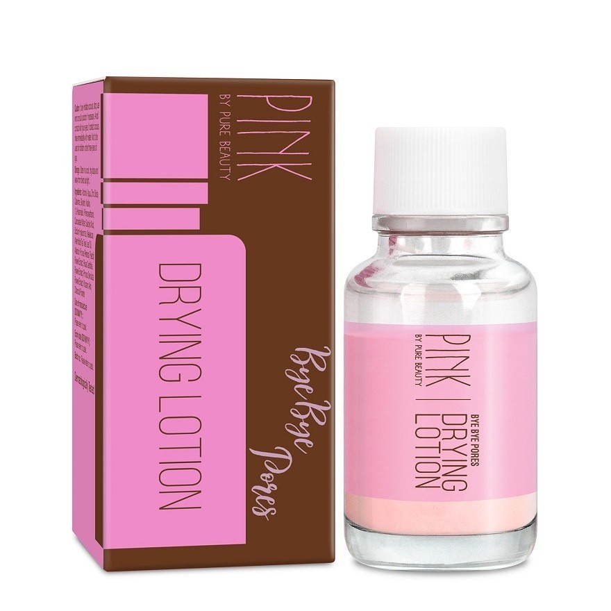 PINK BY PURE BEAUTY Bye Bye Pores Drying Lotion 18G | Shopee Malaysia