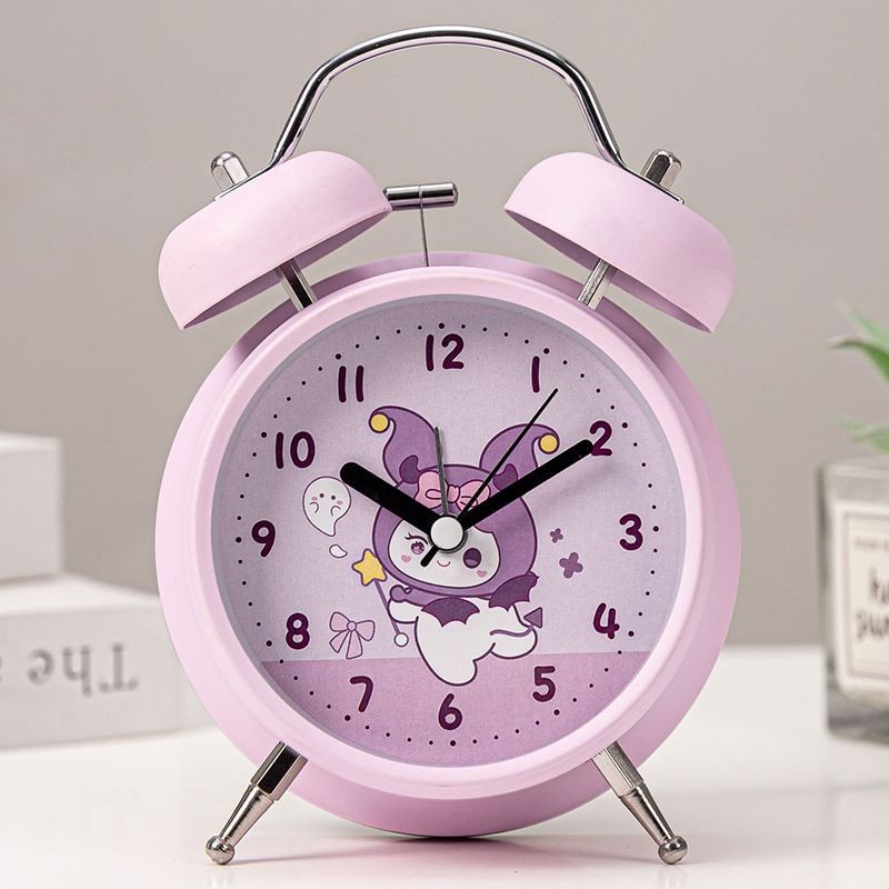 New Cartoon Kuromi Strawberry Bear Lingna Bell Charging Alarm Clock ...