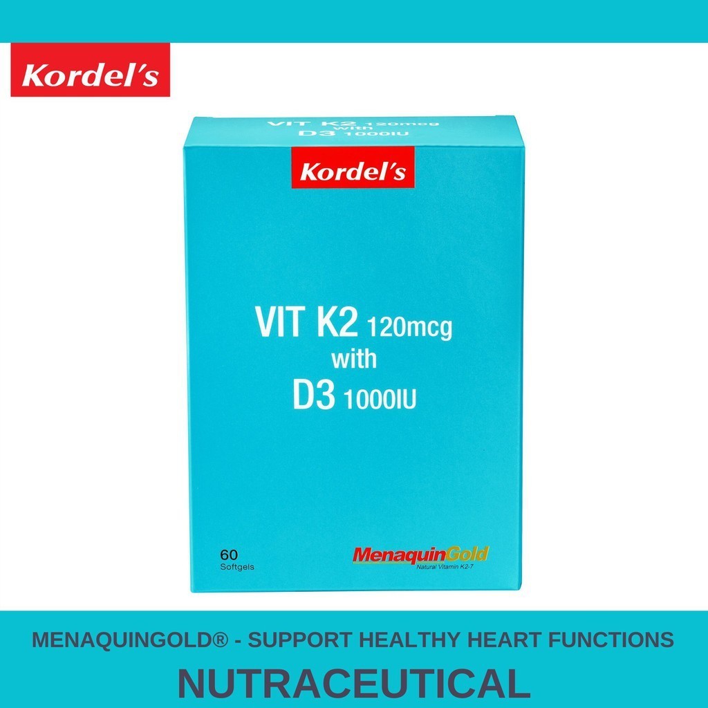 KORDEL'S VIT K2 120MCG WITH D3 1000IU SOFTGEL (60S) | Shopee Malaysia