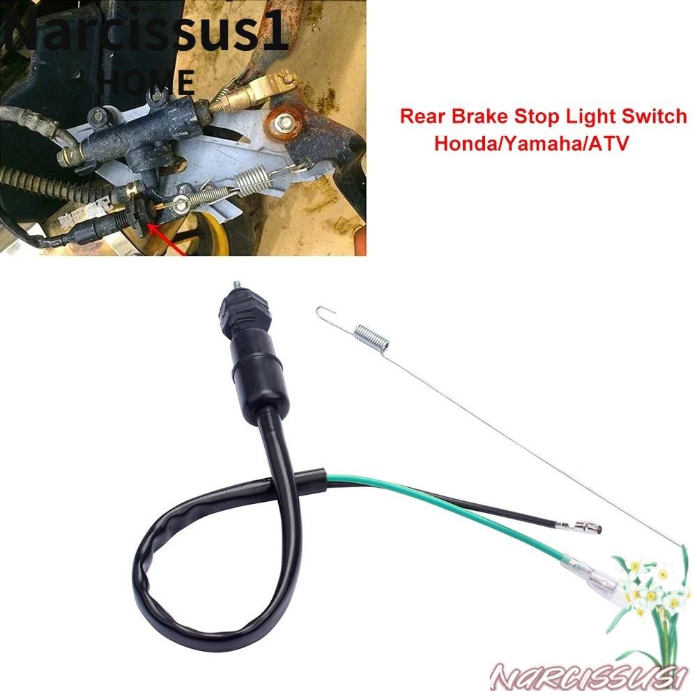 NARCISSUS Foot Brake Switch, M12 X 1.5mm Plastic Metal Rear Brake Stop ...