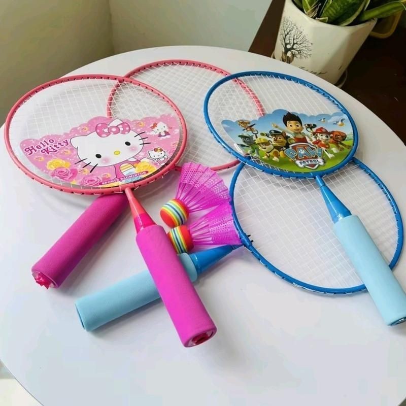 Badminton racket for children Comes with 2 shuttlecocks - mini ...