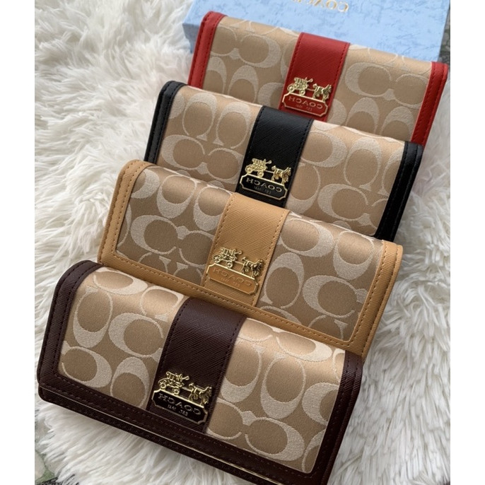 Fashion Women Fold Over Purses Three-dimensional Pattern Card Wallets ...