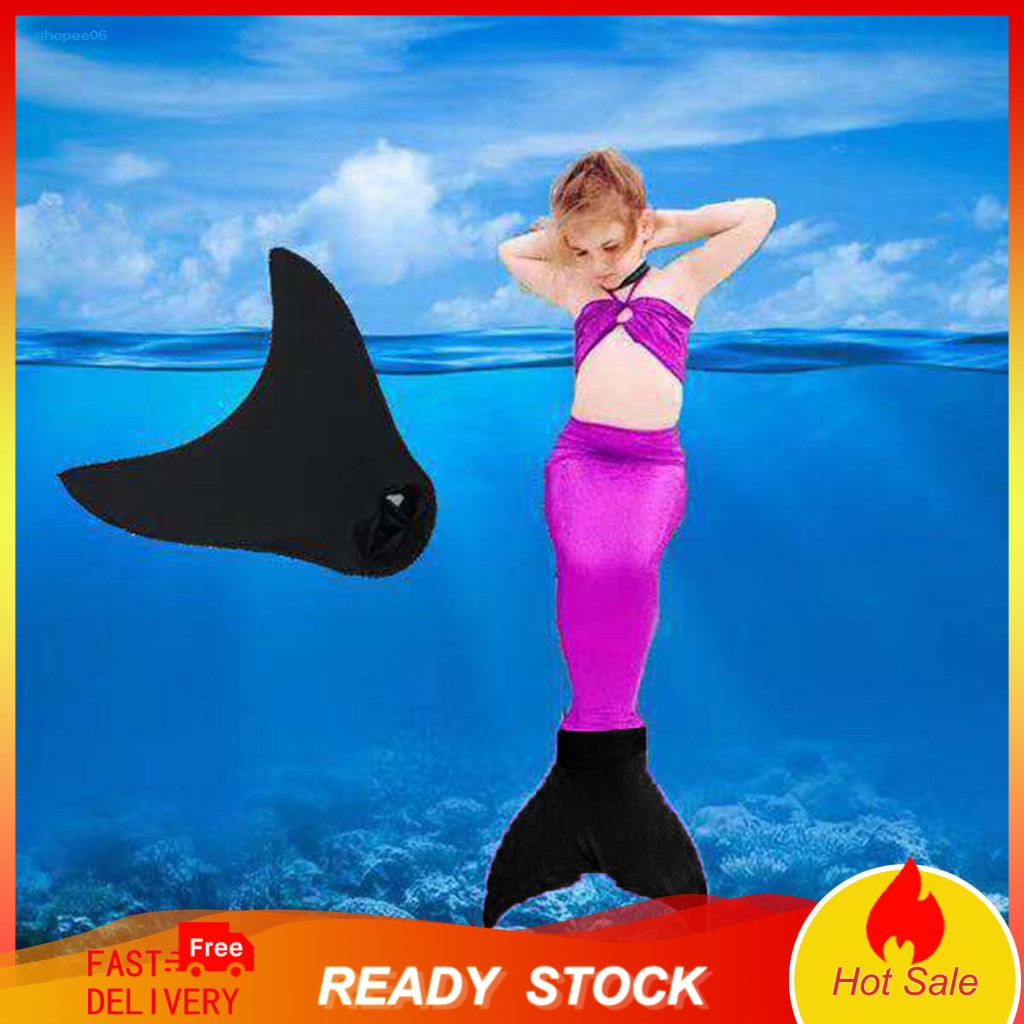 SDRU Diving Flippers Mermaid Tail Swimsuit for Kids Professional ...