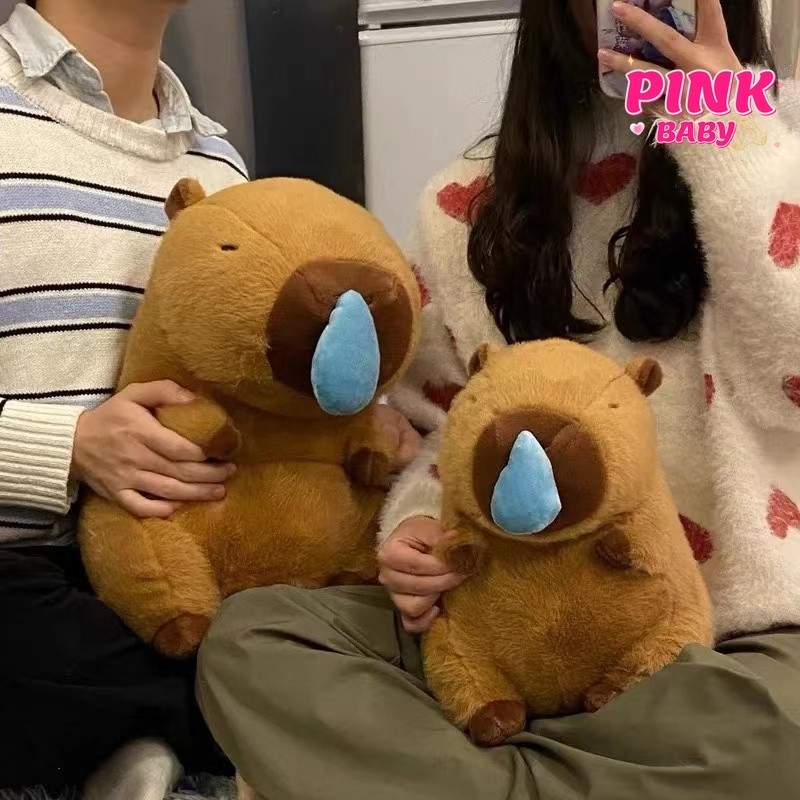 Super Soft Capybara Teddy Bear Plush Toy Filled Cute Soft Snot Capybara ...