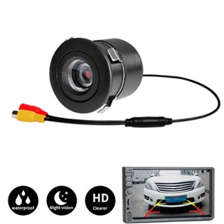 HD Car Front View Punch Hole Camera Night Vision WideAngle Car Rear ...