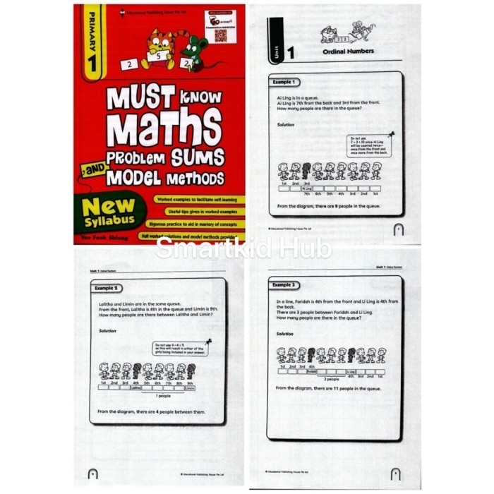[FISK Book] EPH Must Know Maths Problem Sums Model Methods - Level 1 ...