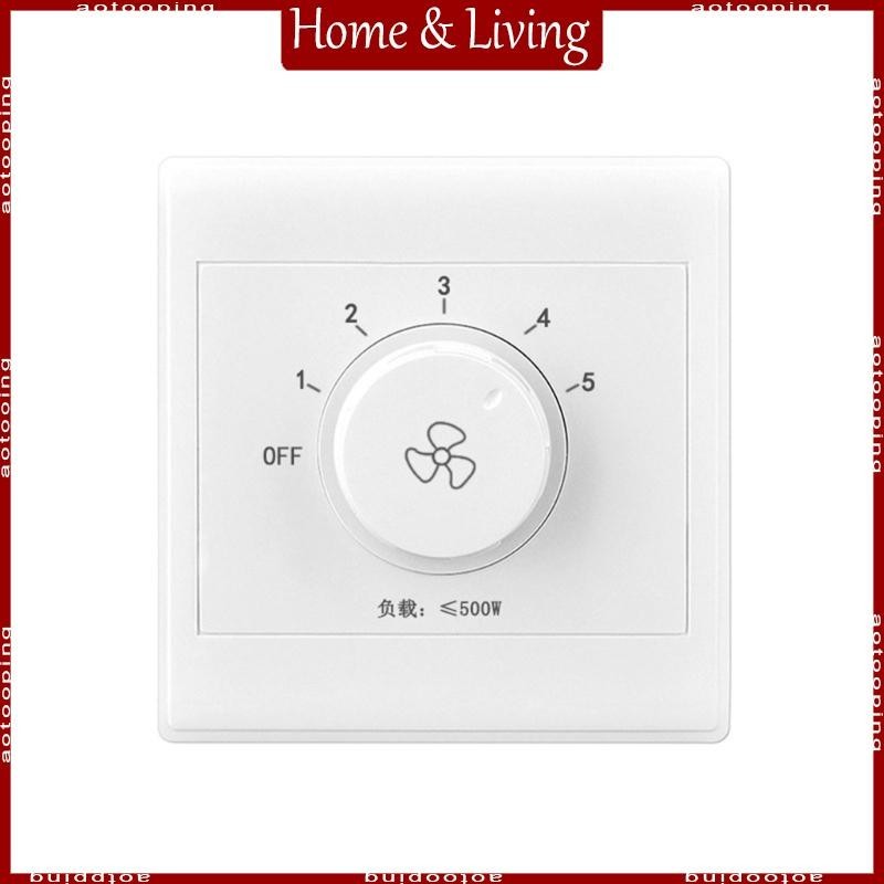 AOTO Adjustment Stepless Knob Speed Control Switch Ceiling Fan Governor ...