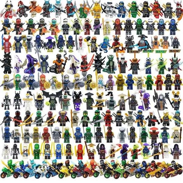 Minecraft Robot Eilik Murah Lego Ninjago® Minifigures Motosikal Sejuk