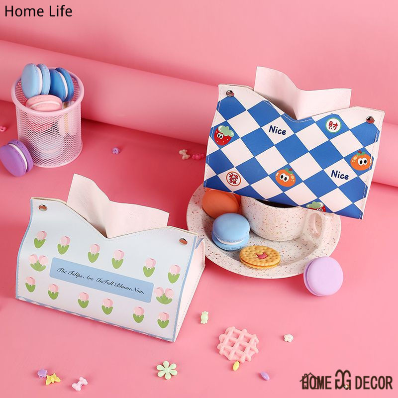 Creative Cute Cartoon High Looking Household Tissue Bag Bedroom Living ...
